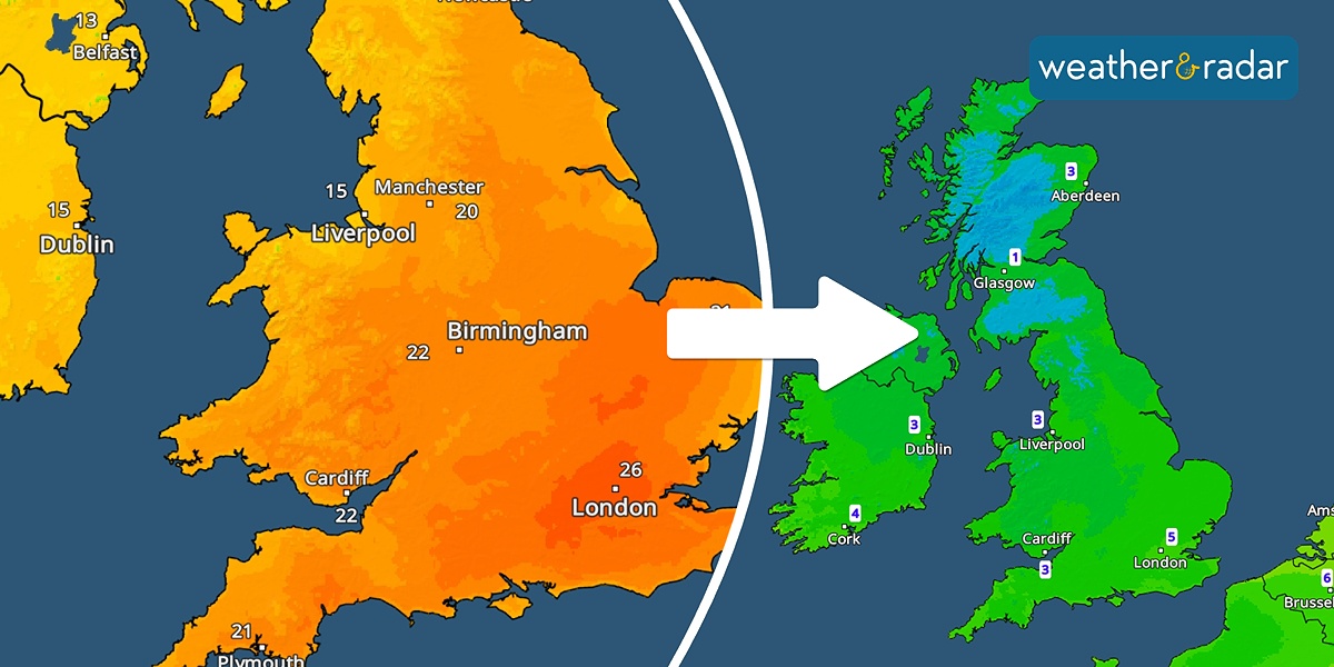 A quick shift - High of the year to a cooler spell – Weather News