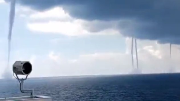 Amid thunderstorms: Multiple waterspouts spotted in Turkey – Weather News